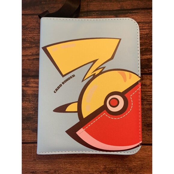 Office | Pokemonthemed Card Binder With Pikachu Pokeball Design 4ring ...